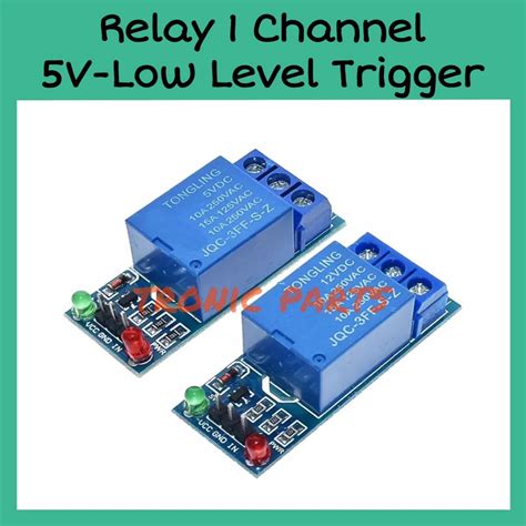 V Relay Channel Module For Arduino STM Raspy Low Level Trigger Shopee Malaysia
