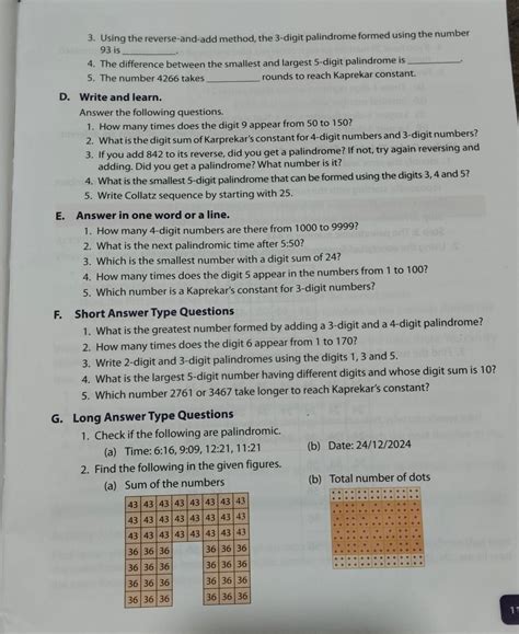 Using The Reverse And Add Method The 3 Digit Palindrome Formed Using The