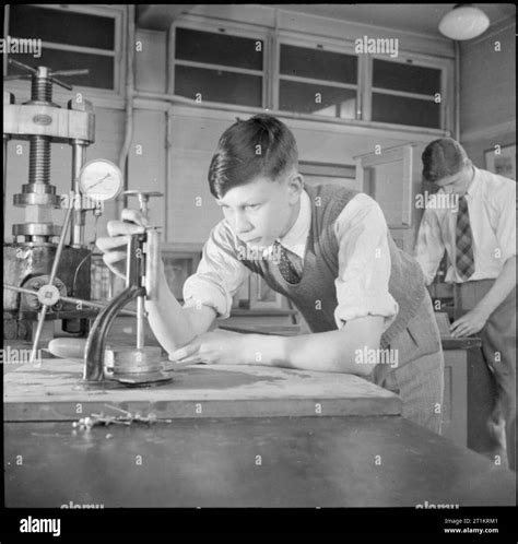 Technical School Training At Tottenham Polytechnic Middlesex England