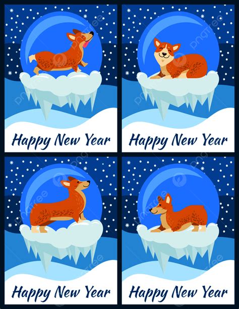 새해 복 많이 받으세요 포스터 세트 템플릿 Psd 다운로드 디자인 자료 다운로드