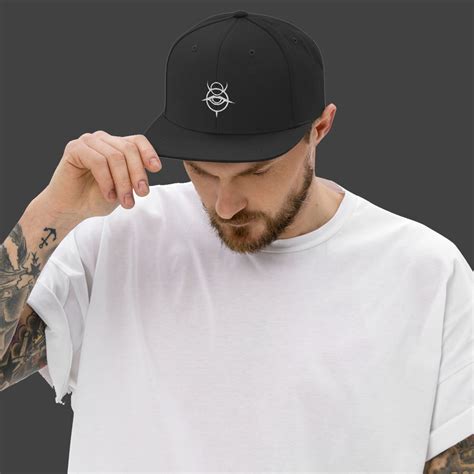 Omen Black Snapback Hat Omen Recordings