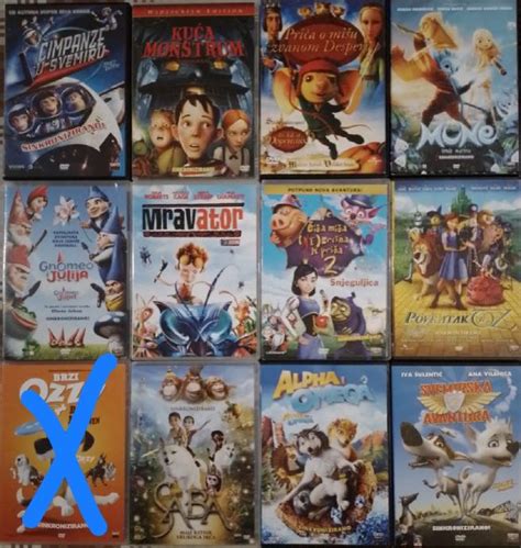 Disney Pixar Dreamworks Sony Dvd Crtani Filmovi
