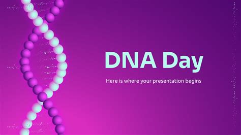 Page Free Templates About DNA For Google Slides And PowerPoint