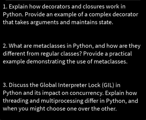 Answered 1 Explain How Decorators And Closures Bartleby