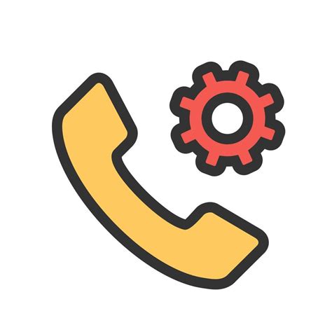 Settings Phone Filled Line Icon 8627520 Vector Art At Vecteezy