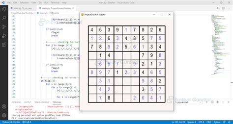 Create Sudoku Game In Python Source Code Included Project Gurukul