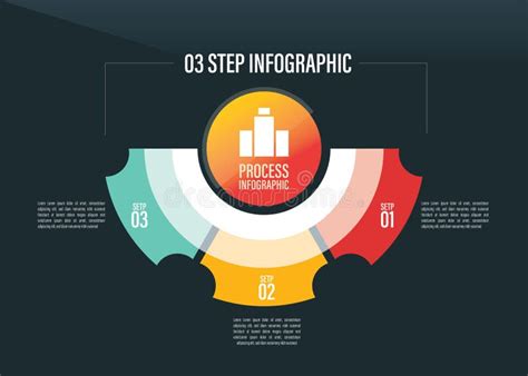 Step Infographic Pie Chart With Color Concept Used For Business Presentation Powerpoint