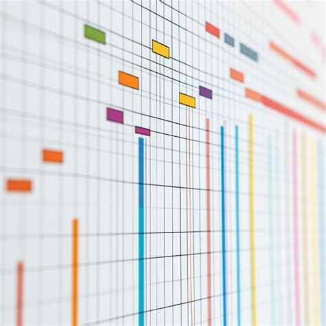 A Gantt Chart Showing Project Timelines Tasks And Dependencies