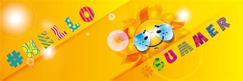 여름 시간 추상색 배경에 손 그림선글라스를 착용한 여름 햇살 크리에이티브 플라이어 또는 포스터 Brand Name Online Messaging Platform에 대한 스톡