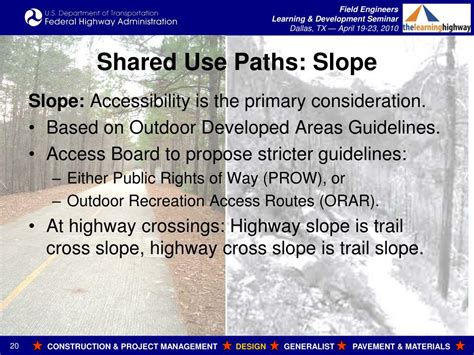 PPT Designing For Nonmotorists Shared Use Paths PowerPoint Presentation ID