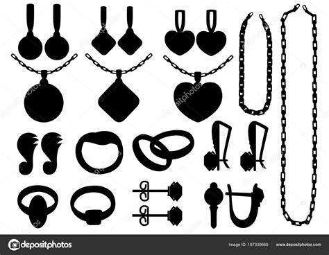 Jewelry Silhouette Clip Art