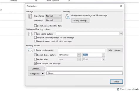 How To Schedule An Email In Outlook Electronicshub Usa