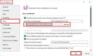 Turn Off Excel AutoSave In Simple Ways
