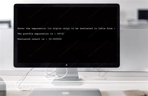 Easy Postfix Evaluation Code