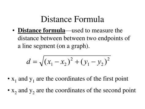 PPT Distance Midpoint Pythagorean Theorem PowerPoint Presentation