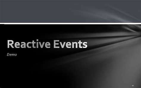 An Introduction To The Reactive Extensions For Net