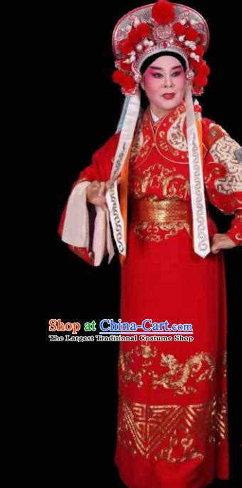 Blue China Beijing Opera Chinese Peking Opera Costume Embroidered Robe