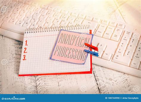 Word Writing Text Analytical Processing Business Concept For Easily View Write Reports Data