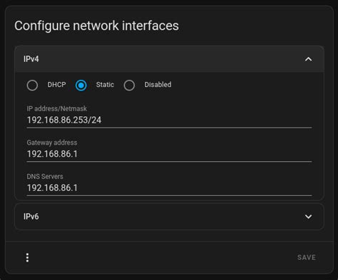 Home Assistant Os No Network Option To Set Static Ip · Issue 701