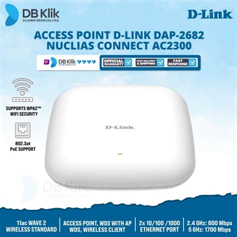 Access Point D Link Dap 2682 Nuclias Connect Ac2300 Wave2 Dualband Poe