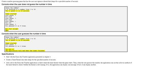 Solved Create A Number Guessing Game That Has The User Race