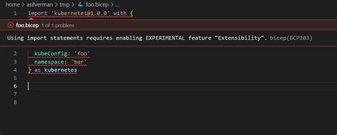 feature request support a global bicep config file under ~ bicep bicepconfig json · issue