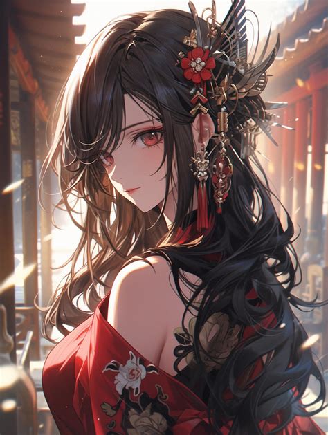 Beautiful Anime Girl Illustration By Dendyh7 On Deviantart