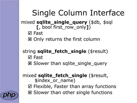 Ppt Sqlite And Php Powerpoint Presentation Free Download Id3393613
