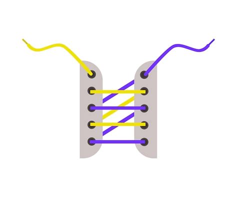 Premium Vector Lacing