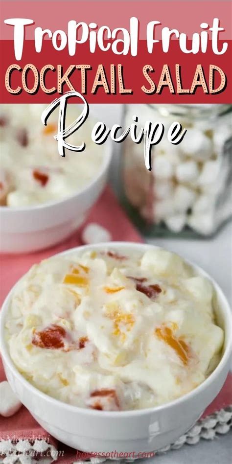 Creamy Tropical Fruit Cocktail Salad Recipe Recipes With Fruit Cocktail Fruit Recipes