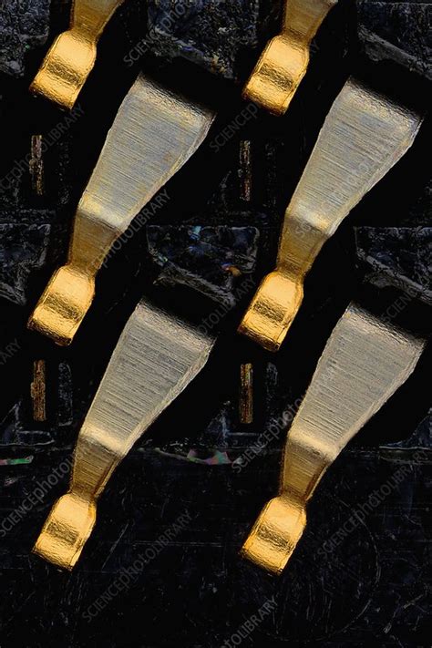 CPU Socket Pins Stock Image C Science Photo Library