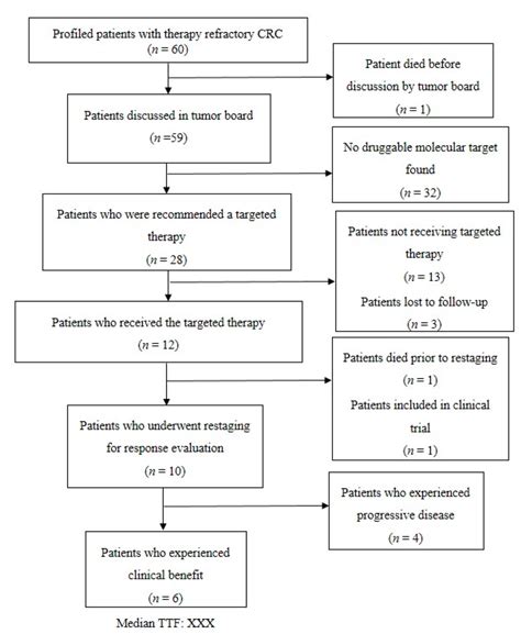 Flow Chart Of The 60 Metastatic Colorectal Cancer Mcrc Patients