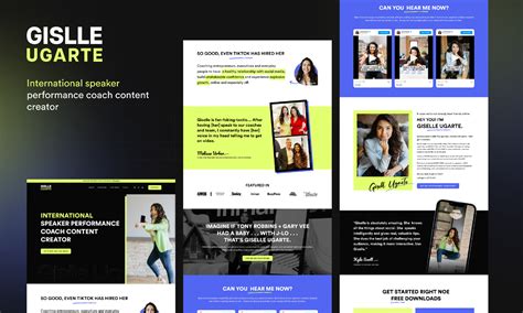 Gislle Ugarte Landing Page Figma