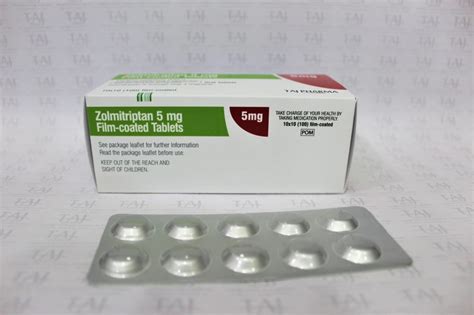 Zolmitriptan Tablets 5mg Manufacturer And Supplier In India