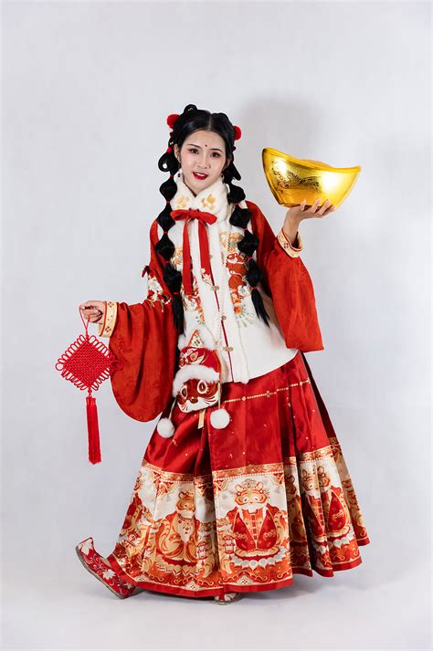 新年女生汉服素材 新年女生汉服模板 新年女生汉服图片免费下载 设图网