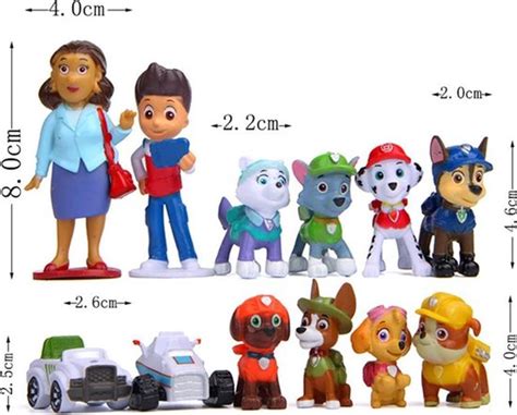 Paw Patrol Mini Figuren Set 12 Stuks Speelfiguren Speelgoed Bol