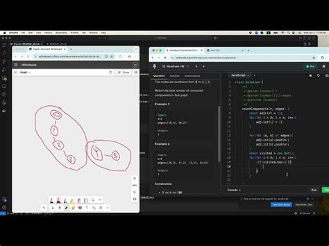 counting connected components in an undirected graph a villager notes