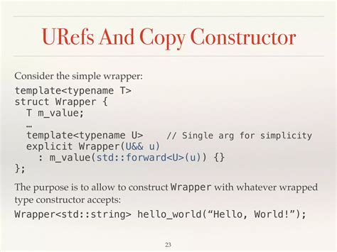 Hot С Universal References And Perfect Forwarding Ppt