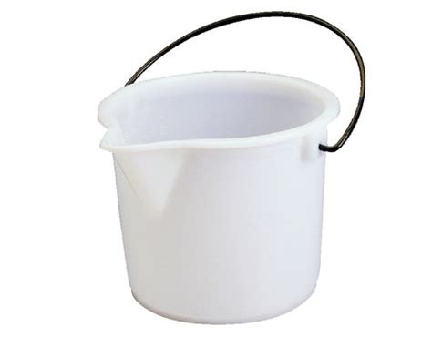 Nalgene® Graduated Bucket White High Density Polyethylene Thermo