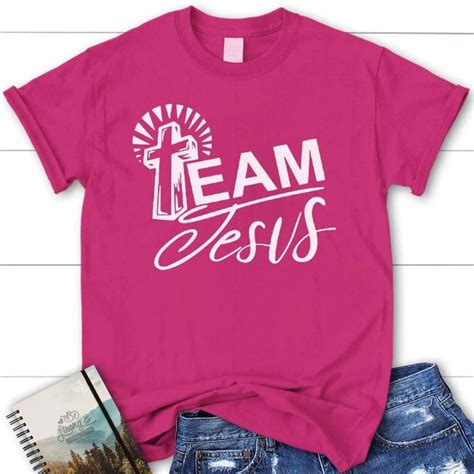 Team Jesus Womens Christian T Shirt Jesus Shirts Blessed T Shirt Bib
