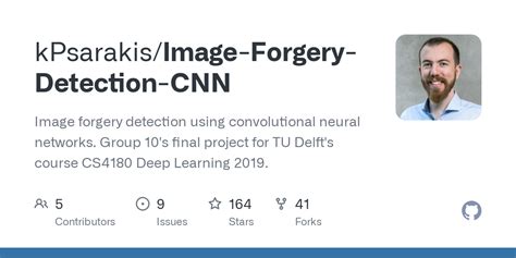 Issues · Kpsarakis Image Forgery Detection Cnn · Github