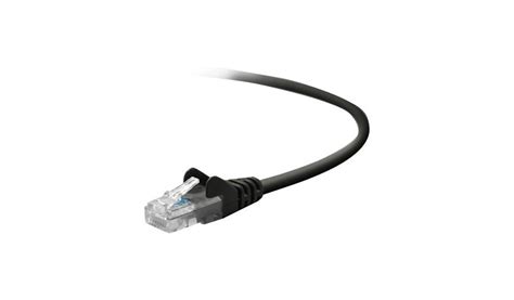 Belkin Cat5ecat5 20ft Black Snagless Ethernet Patch Cable Pvc Utp