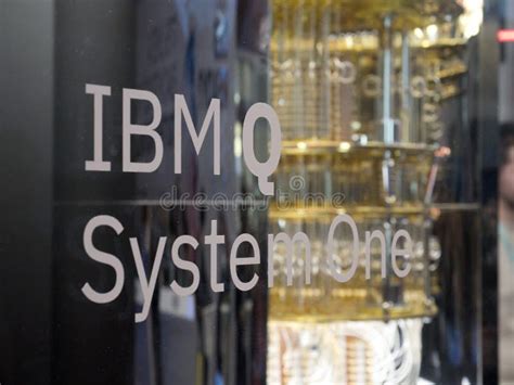 IBM Q System One Quantum Computer At The Consumer Electronic Show CES 2020 Editorial Stock Photo