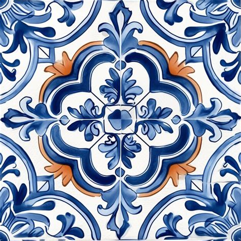 Premium Ai Image Vector Hand Drawn Persian Carpet Pattern