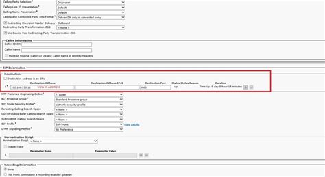 Configuring Sip Trunk In Cucm Cisco Community
