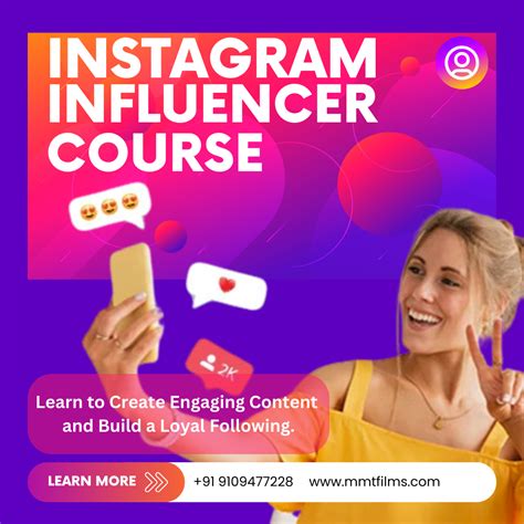 Instagram Influencer Course Mmt Entertainment