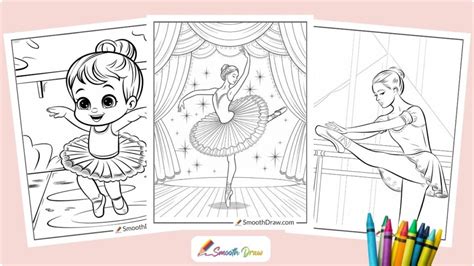 Ballerina Drawing Coloring