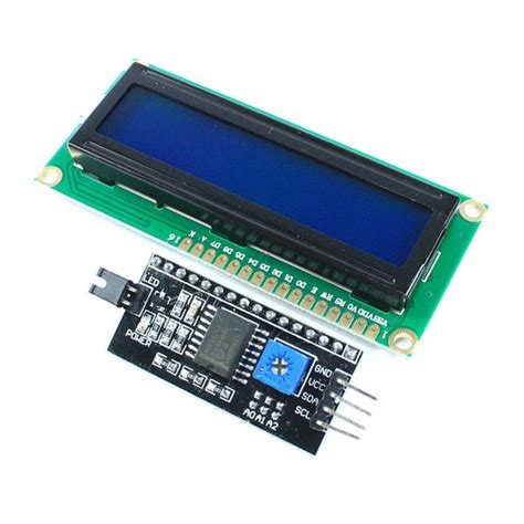 Jual Blue Backlight 16x2 Lcd With I2c Module 16x02 Di Lapak Dxtronics