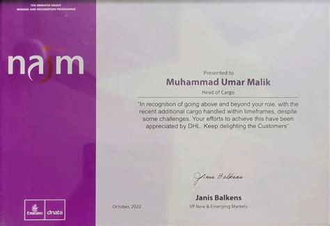 Muhammad Umar Malik Posted On Linkedin