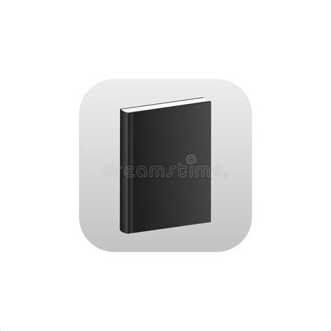 Icon Of Reading Application In Gray Color With Gradient For Mobile Phone Stock Illustration